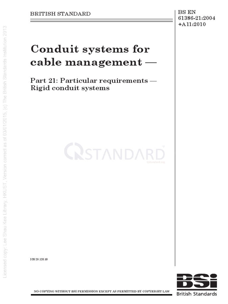 Conduit Systems For Cable Management | PDF | Pipe (Fluid Conveyance) | Mechanical Engineering