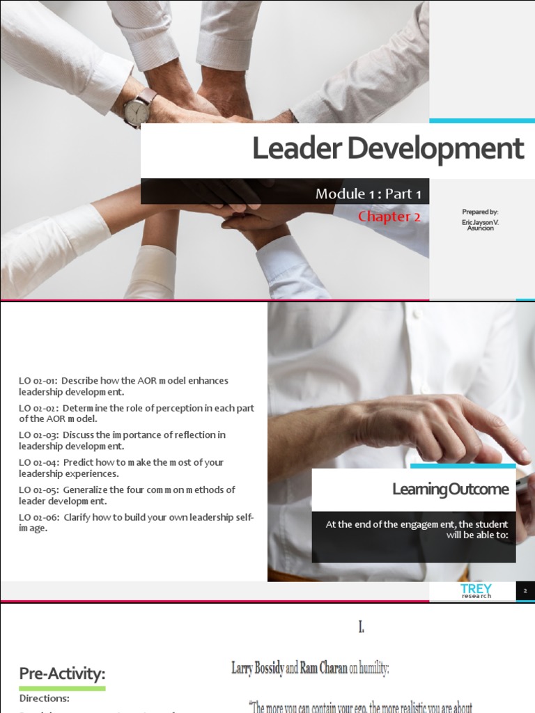 Understanding Leadership Development Through The Lens Of The Action ...