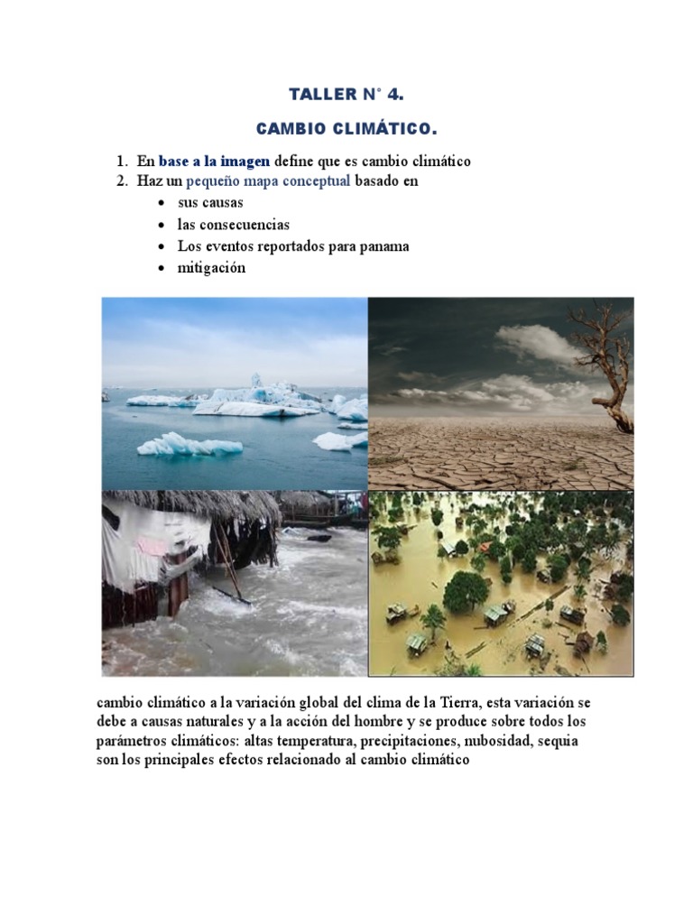 Taller sobre Cambio Climático | PDF