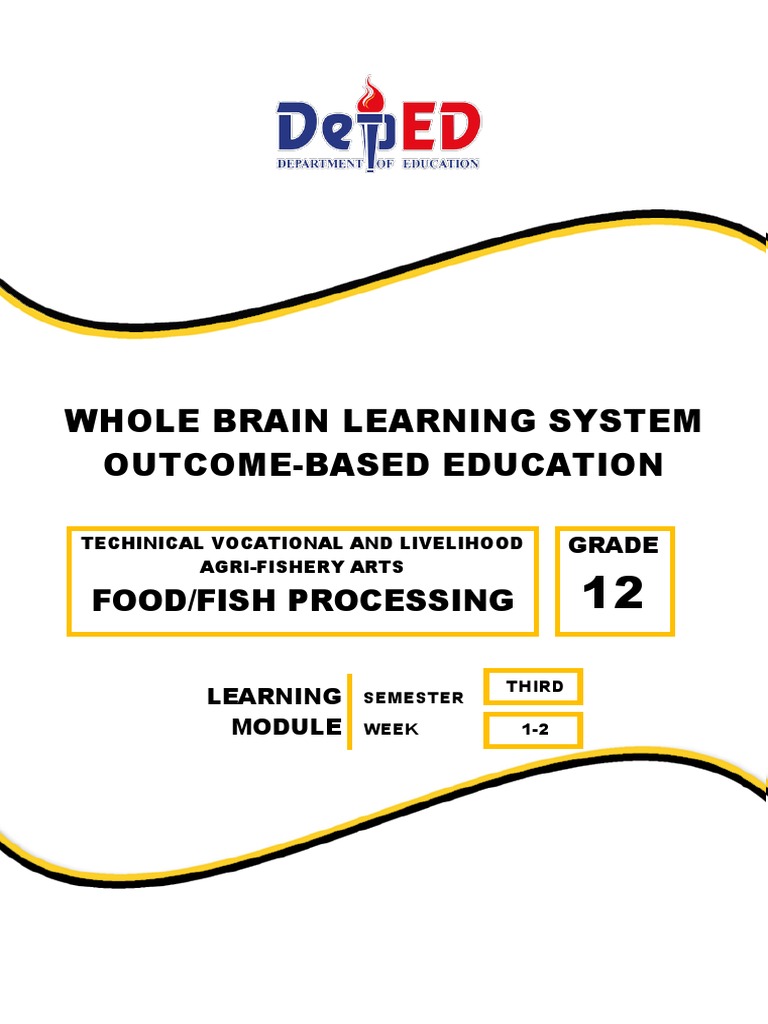 Grade 12 FOODFISH TVL Q3WK1-2 | PDF | Packaging And Labeling | Business Process