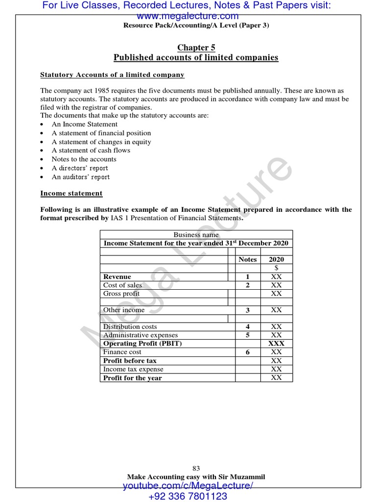 5 Published Company Accounts | PDF | Dividend | Audit