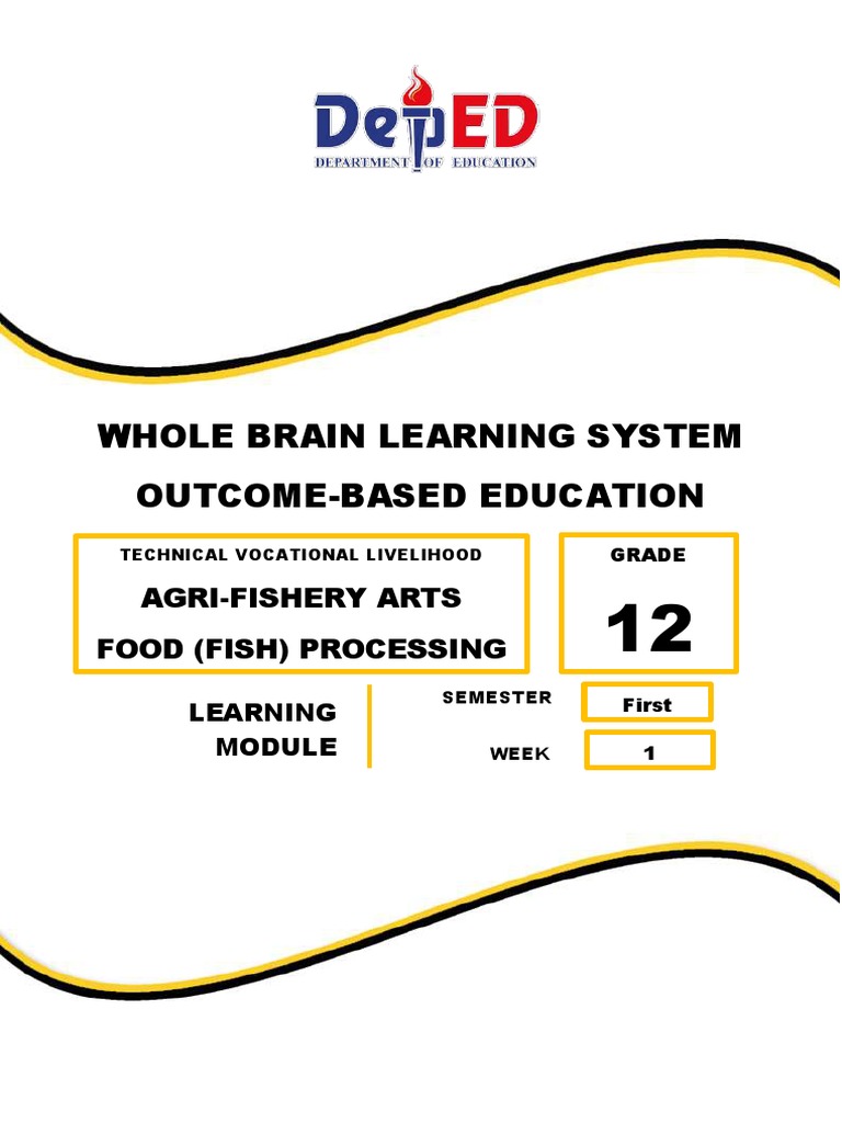 Grade 12 FOOD FISH PROCESSING SEM1WK1 - Localized | PDF | Thermometer ...