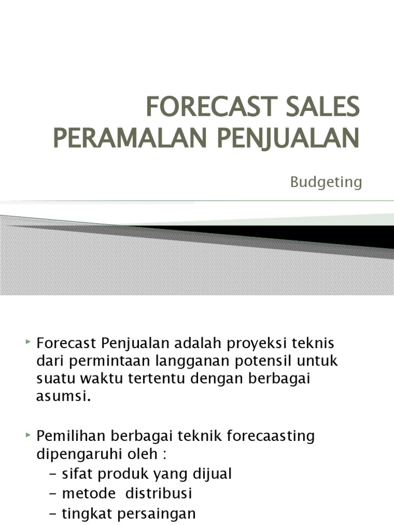 2 Forecast-Sales | PDF