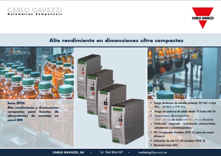 CARLO GAVAZZI Serie SPDE 1669644455 | PDF