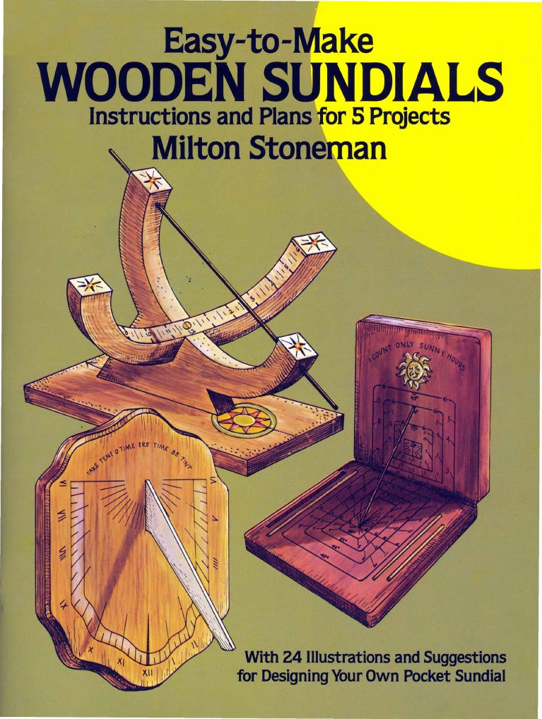 Easy to Make Wooden Sundials
