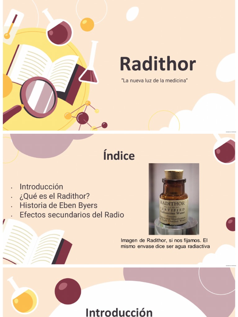Radithor | PDF
