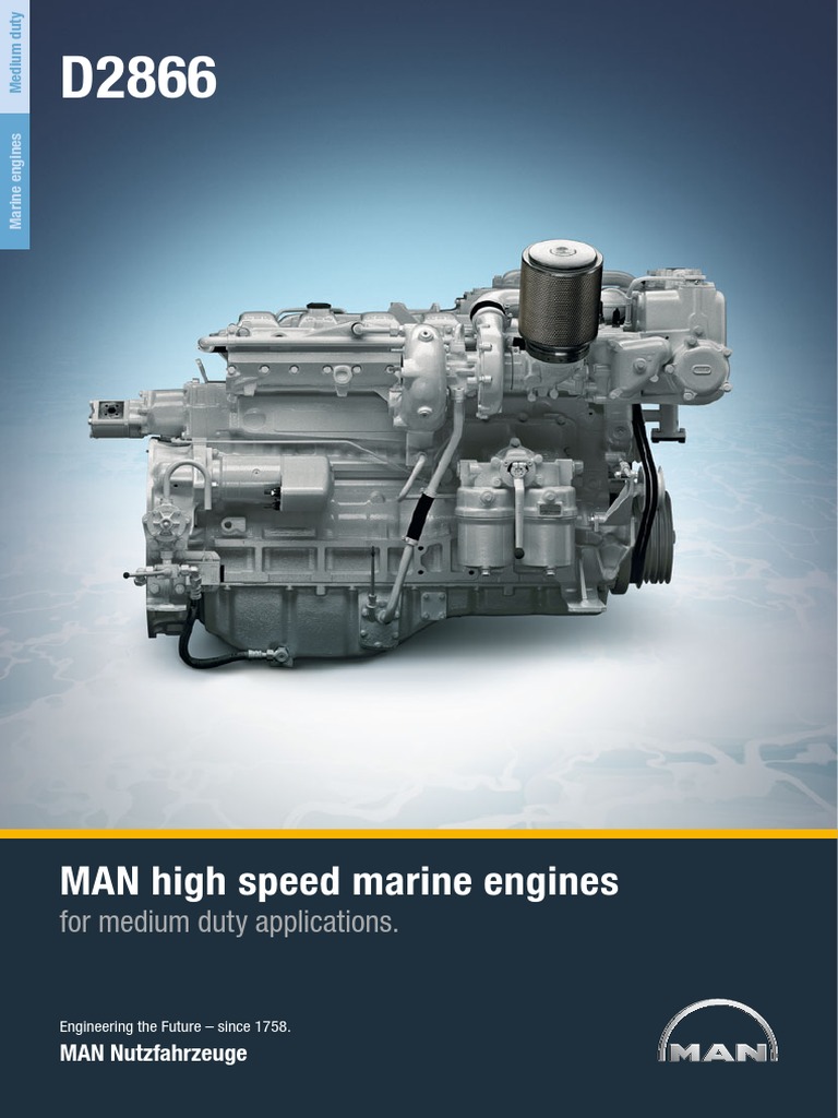 MAN High Speed Marine Engines: For Medium Duty Applications | PDF ...