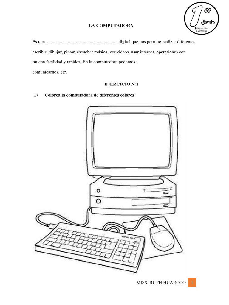 Actividades para Aprender sobre Computadoras | PDF