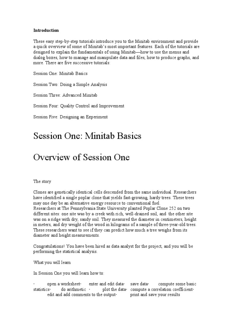 Tutorial Minitab | PDF | Regression Analysis | Analysis Of Variance