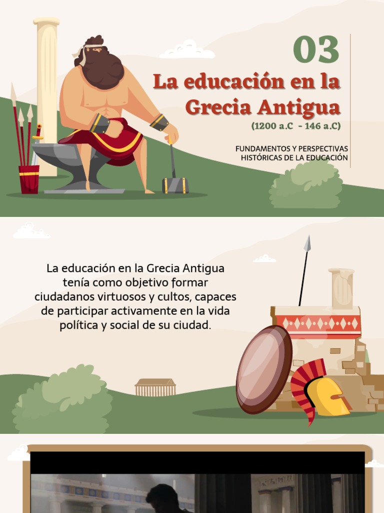 La Educación en La Grecia Antigua | PDF | Enseñando | Antigua Grecia