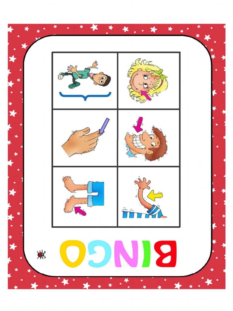 Bingo Cuerpo Humano | PDF