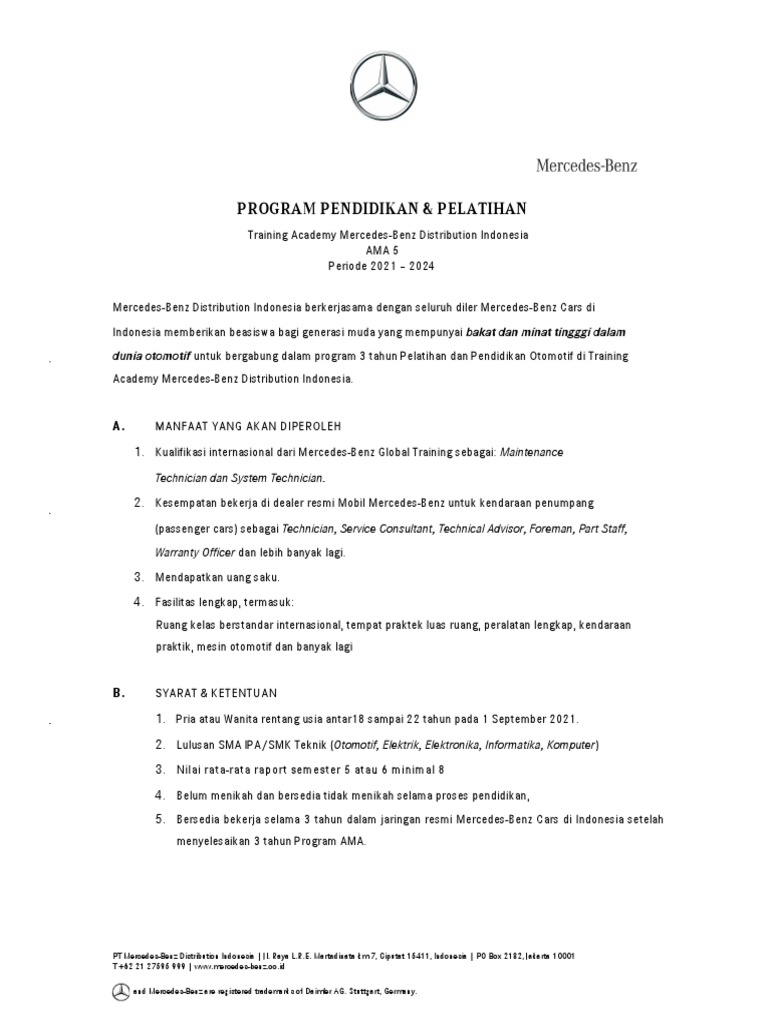 Penjelasan Program AMA 5 | PDF