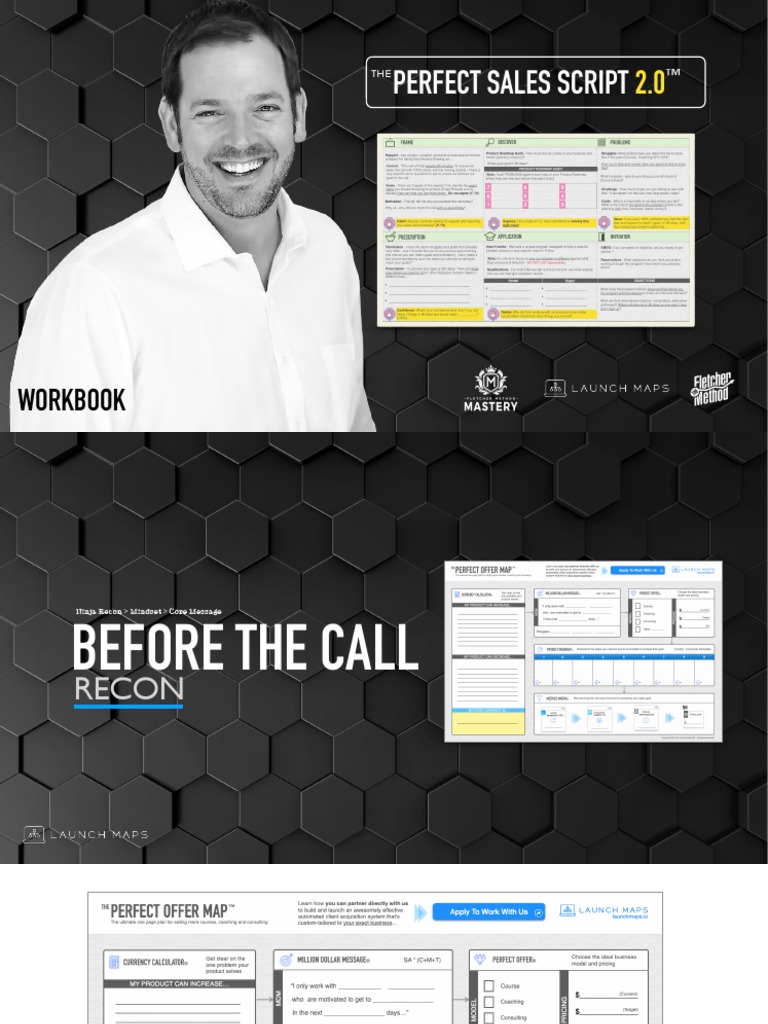 The Perfect Sales Script 2.0 Student Workbook | PDF | Goal | Business