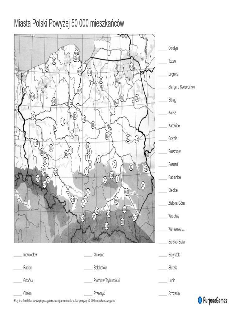 Worksheet mapa | PDF