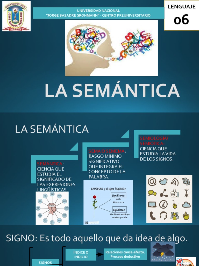 La semántica y los fenómenos lingüísticos | PDF | Palabra | Lingüística