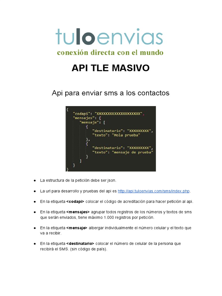 Api Json Masivo de | PDF | Json | Informática