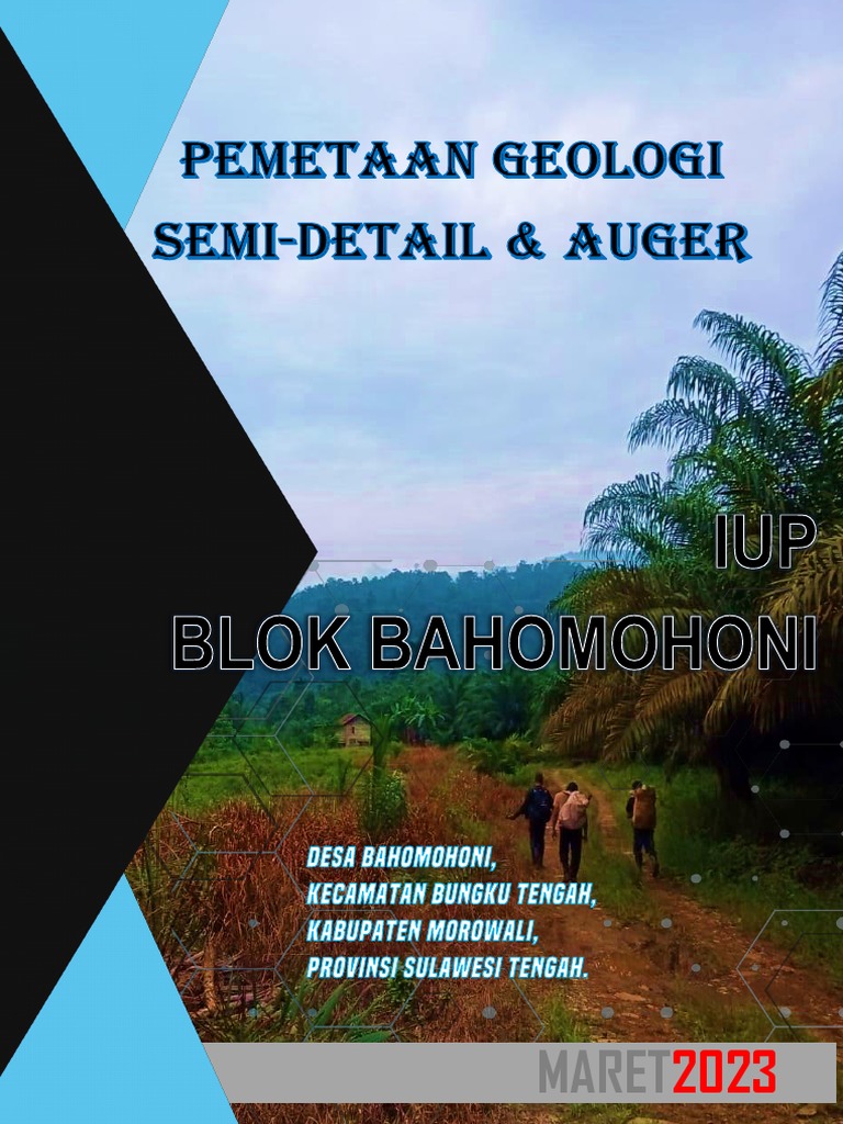 Survey Tinjau Awal PEMETAAN GEOLOGI SEMI-DETAIL IUP BLOK BAHOMOHONI 02 | PDF