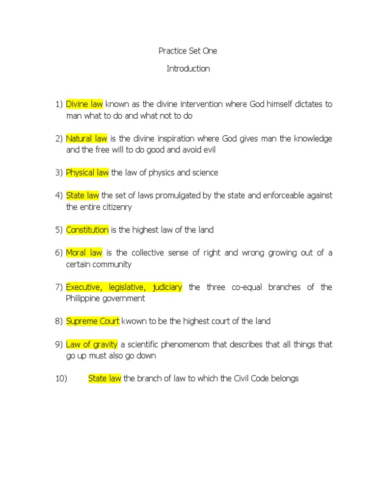 Oblicon Practice Sets To Premidterms Reviewer | PDF | Promissory Note ...