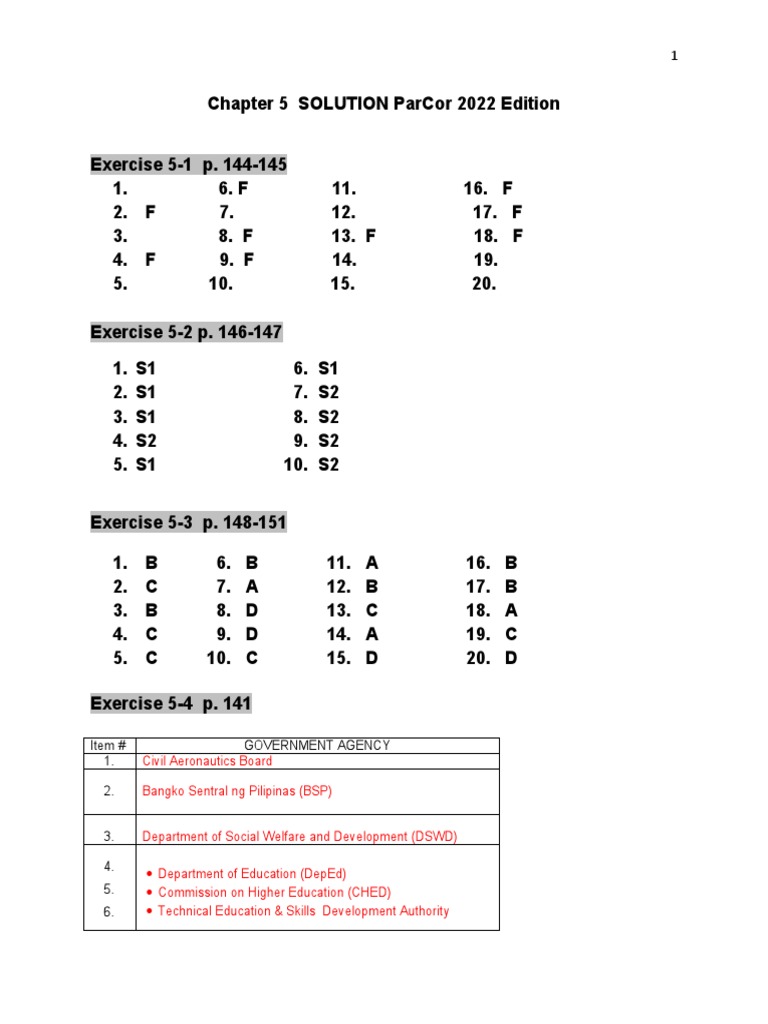 ParCor 2022 Edition Exercises | PDF | Technology & Engineering