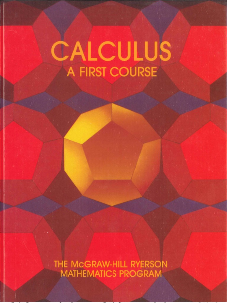 Calculus 12-Chapter 1 | PDF