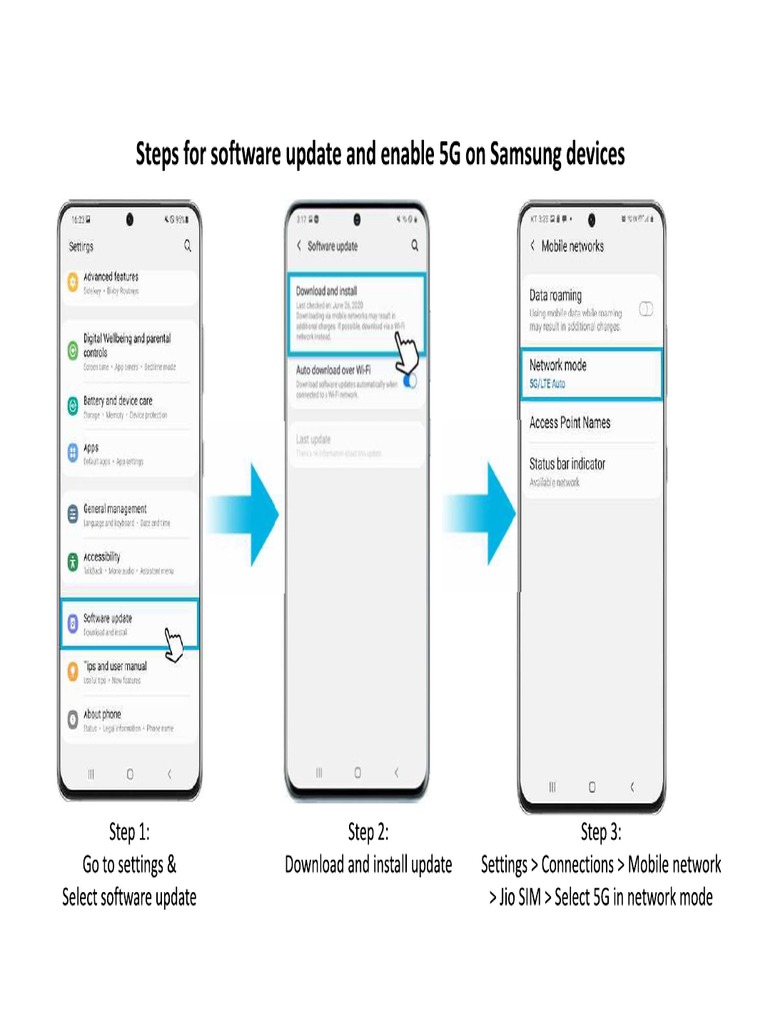 Software Update Manual Samsung | PDF