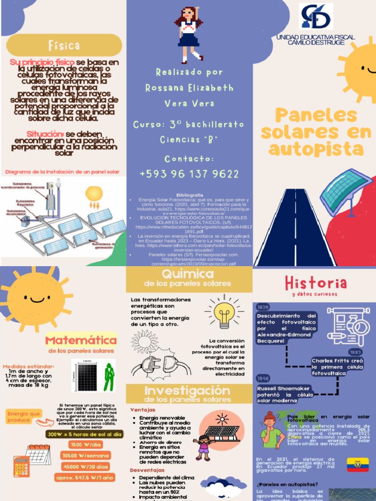 Triptico PANEL SOLAR | PDF