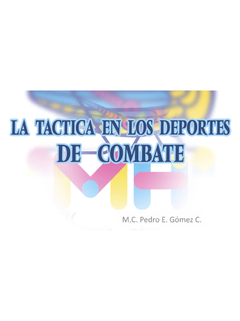 La Tactica en Los Deportes de Combate | PDF | Percepción | Deportes