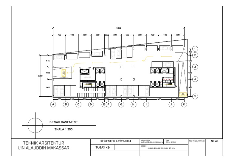 Denah Basement dan Loading Dock | PDF