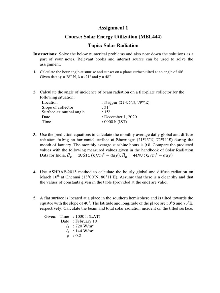 Solar | PDF | Science & Mathematics