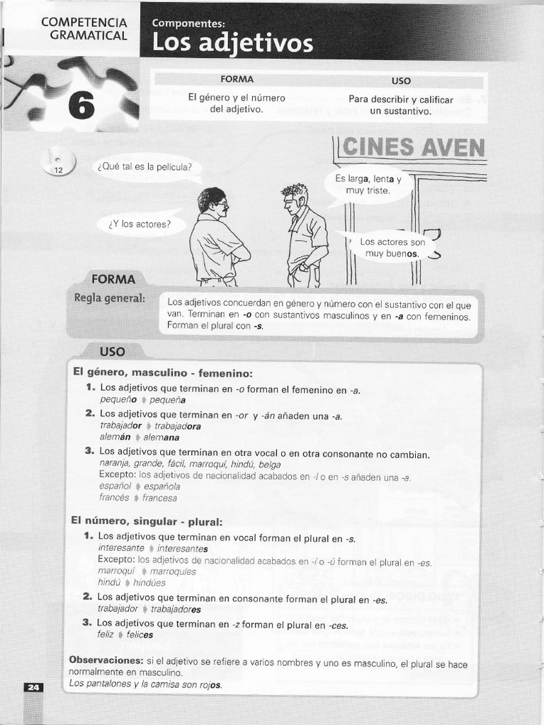 Competencia Gramatical A1-A2 | PDF | Semántica | Tipología Lingüística