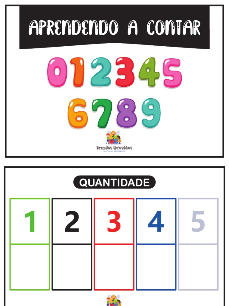 Aprendendo A Contar | PDF