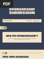 Paket Sponsorship Rincian Penawaran Sponsorship | PDF | Bisnis