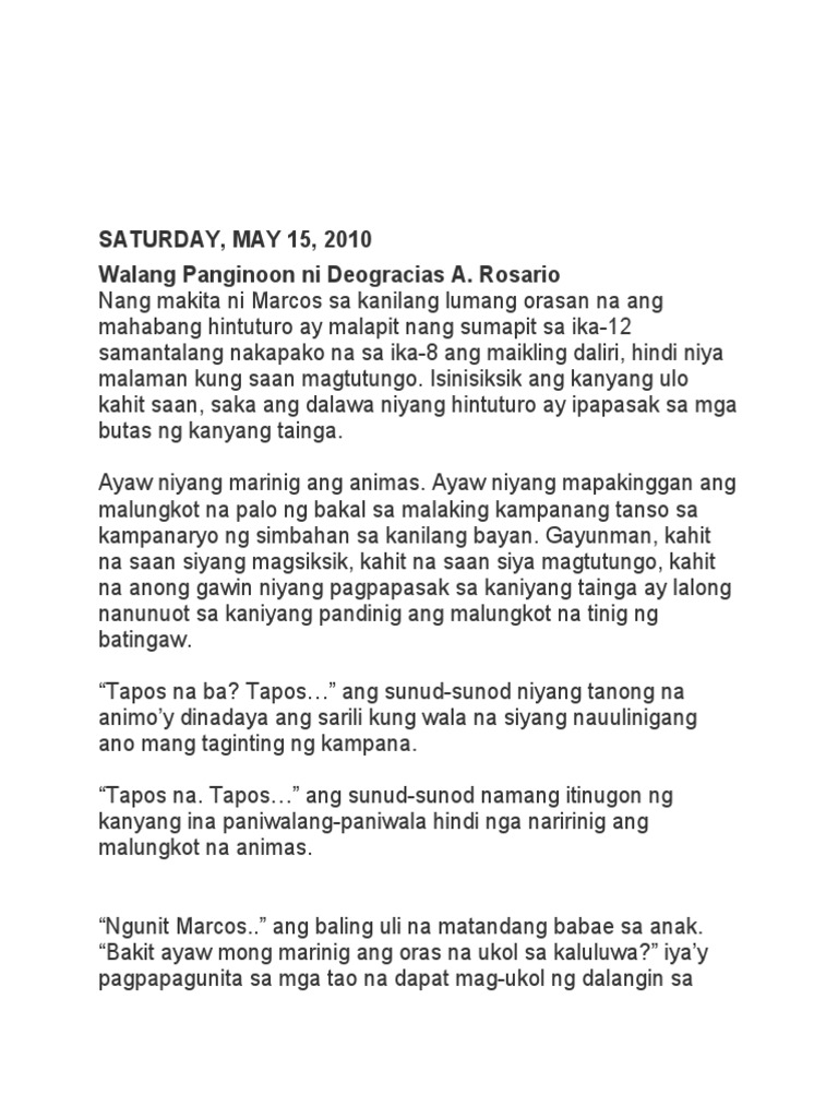 Kalipunan NG Mga Maikling Kwento, Tula, Sanaysay, Kasabihan at Dula Na ...