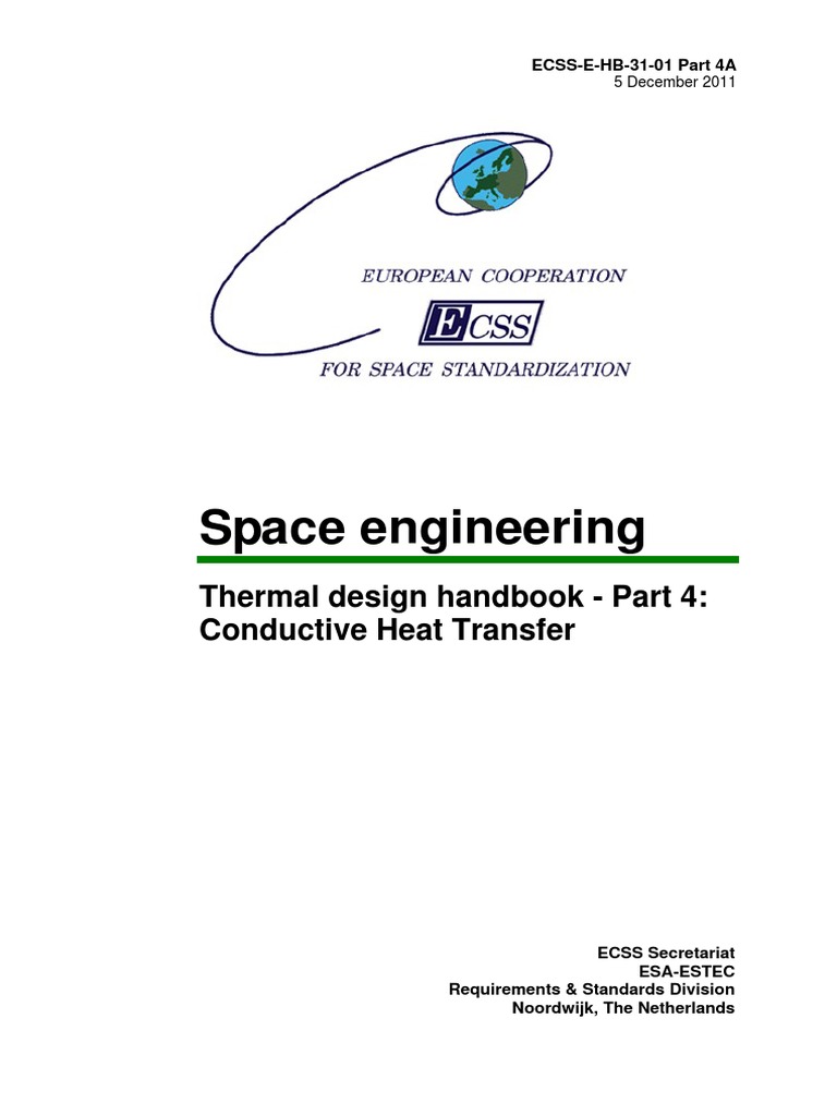 Space Engineering: Thermal Design Handbook - Part 4: Conductive Heat ...