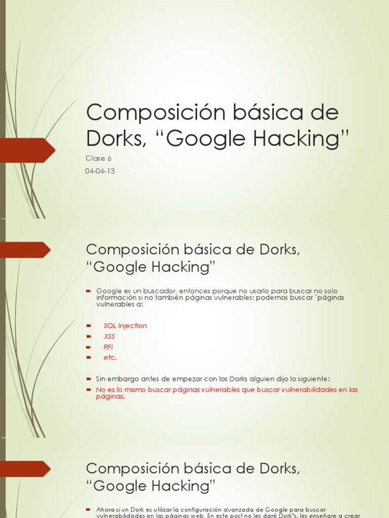 Composicinbsica de Dorks | PDF | Php | Mi sql