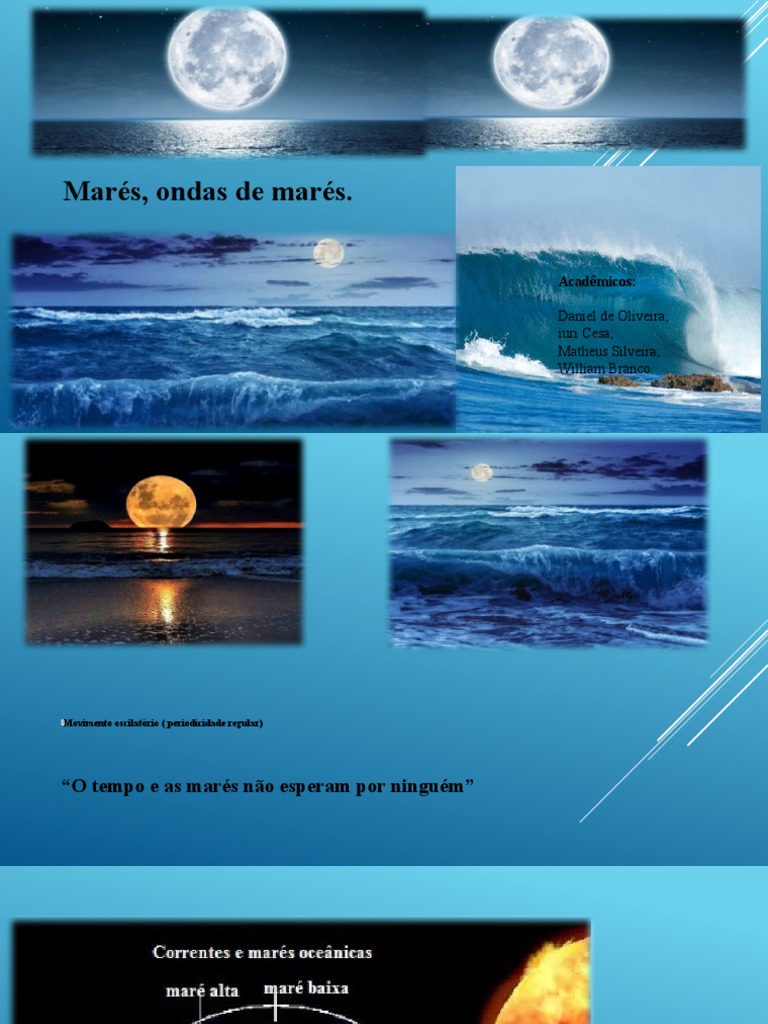 Marés-Ondas de Marés (Atualizado) | PDF | Maré | Lua
