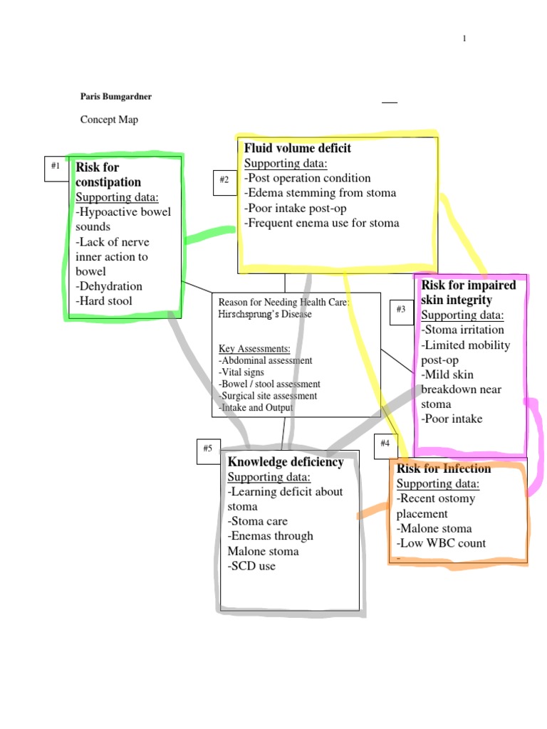Paris Concept Map | PDF | Constipation | Clinical Medicine