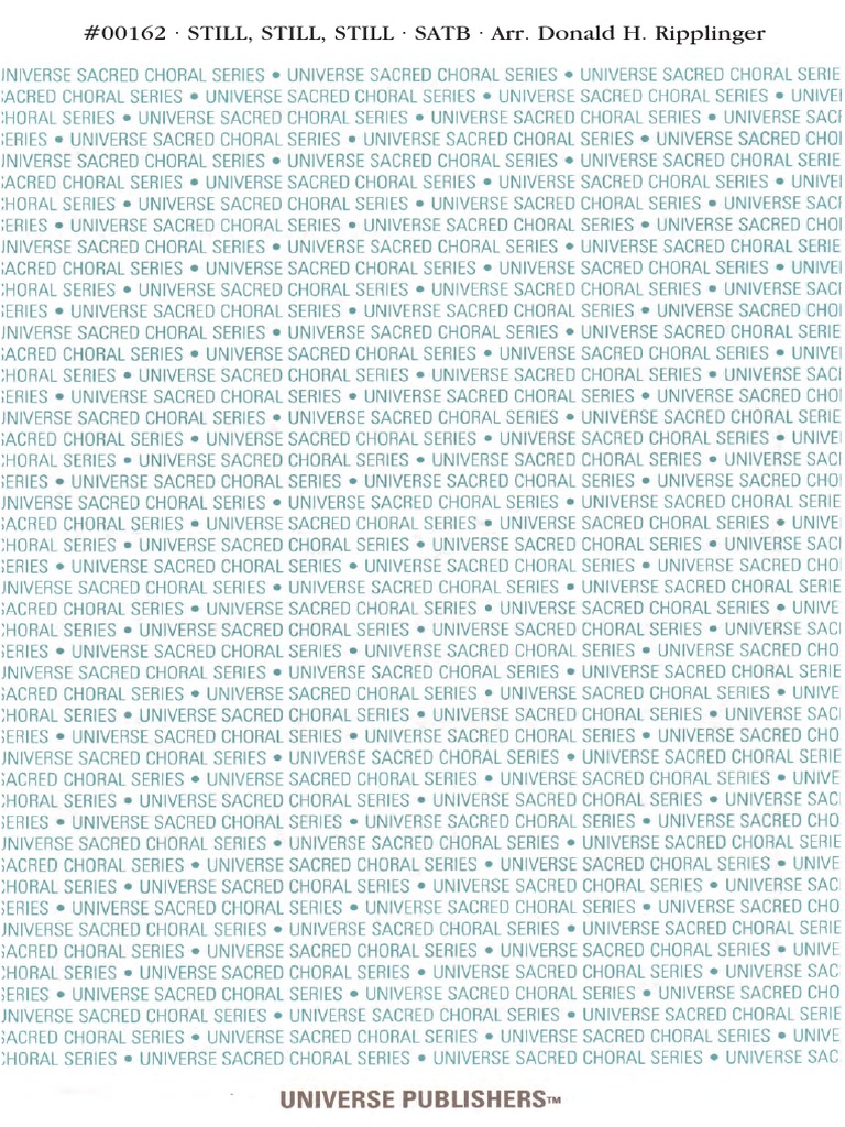 Still Still Still SATB 00162 | PDF