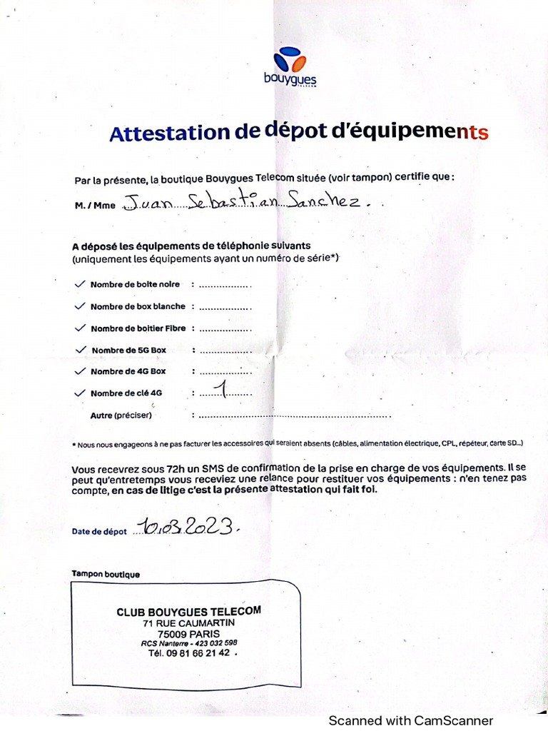 Attestation | PDF