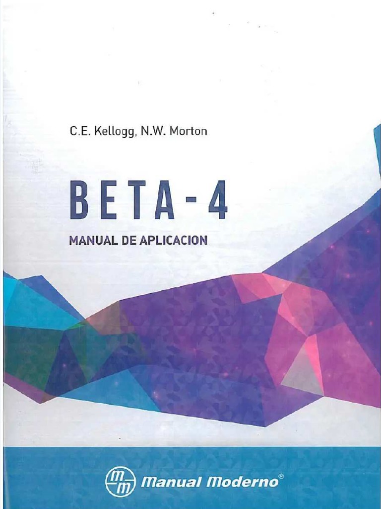 Beta 4 Manual de Aplicacion Manual Moderon | PDF