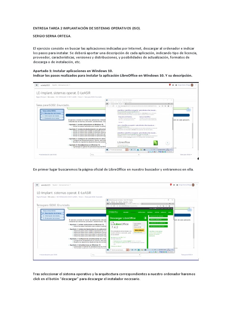 Serna Ortega Sergio ISO Tarea02 | PDF | Windows 10 | Interfaz de línea de comando