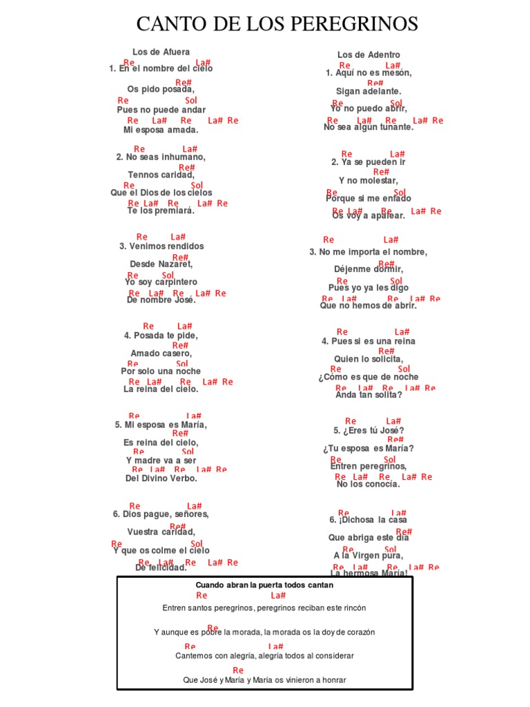 Canto Peregrinos | PDF | María, madre de Jesús