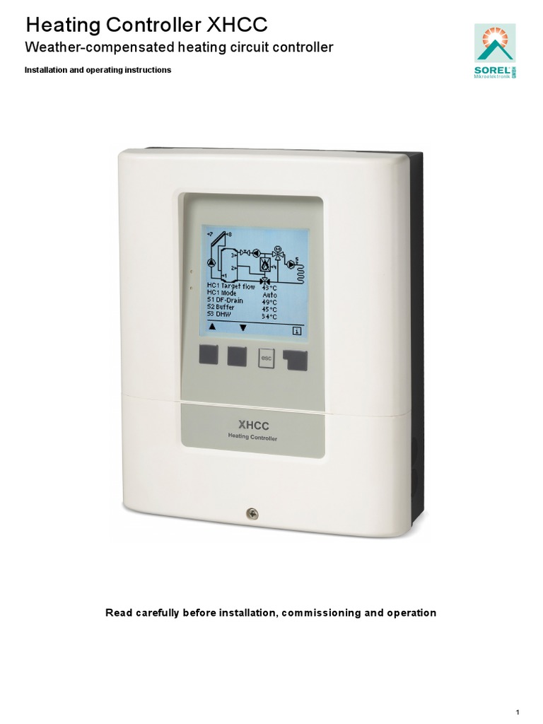 XHCC Heating Controller Guide | PDF | Electrical Connector | Thermostat