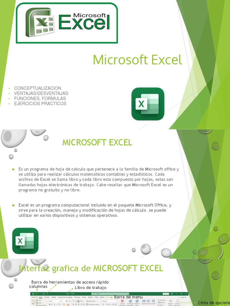 Microsoft Excel | PDF | Microsoft Excel | Hoja de cálculo
