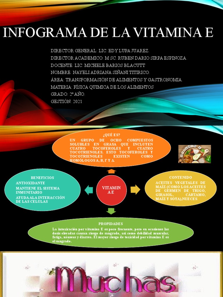 Infograma de La Vitamina E | PDF