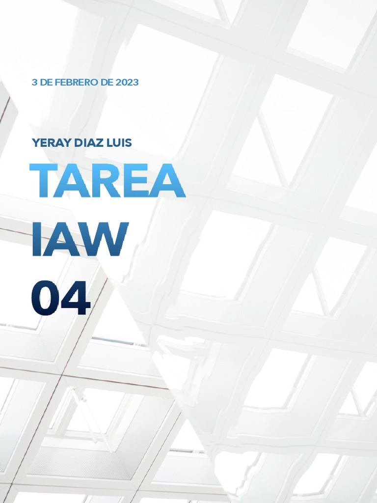 IAW Tarea04 | PDF | Archivo de computadora | Servidor (Computación)