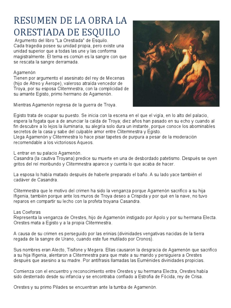 Resumen de La Obra Jupiter, Edipo Rey, Casa de Bernarfo Alba, Los ...