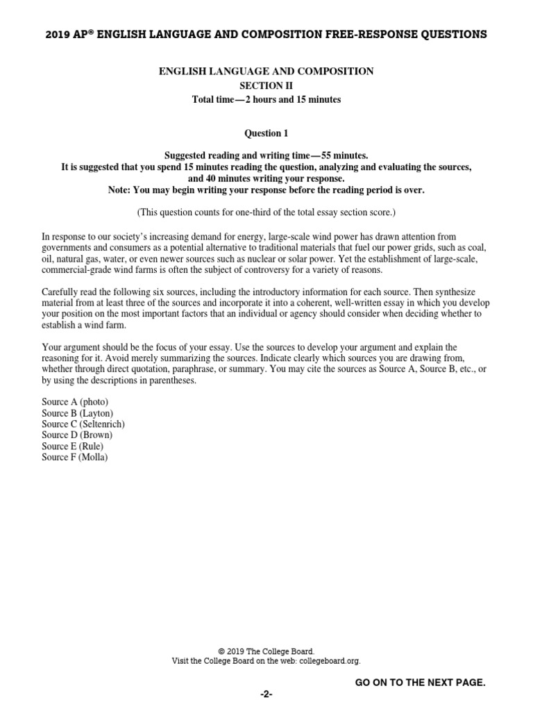 2019 Wind Farm Synthesis - Student Sample | PDF | Wind Power | Wind Turbine