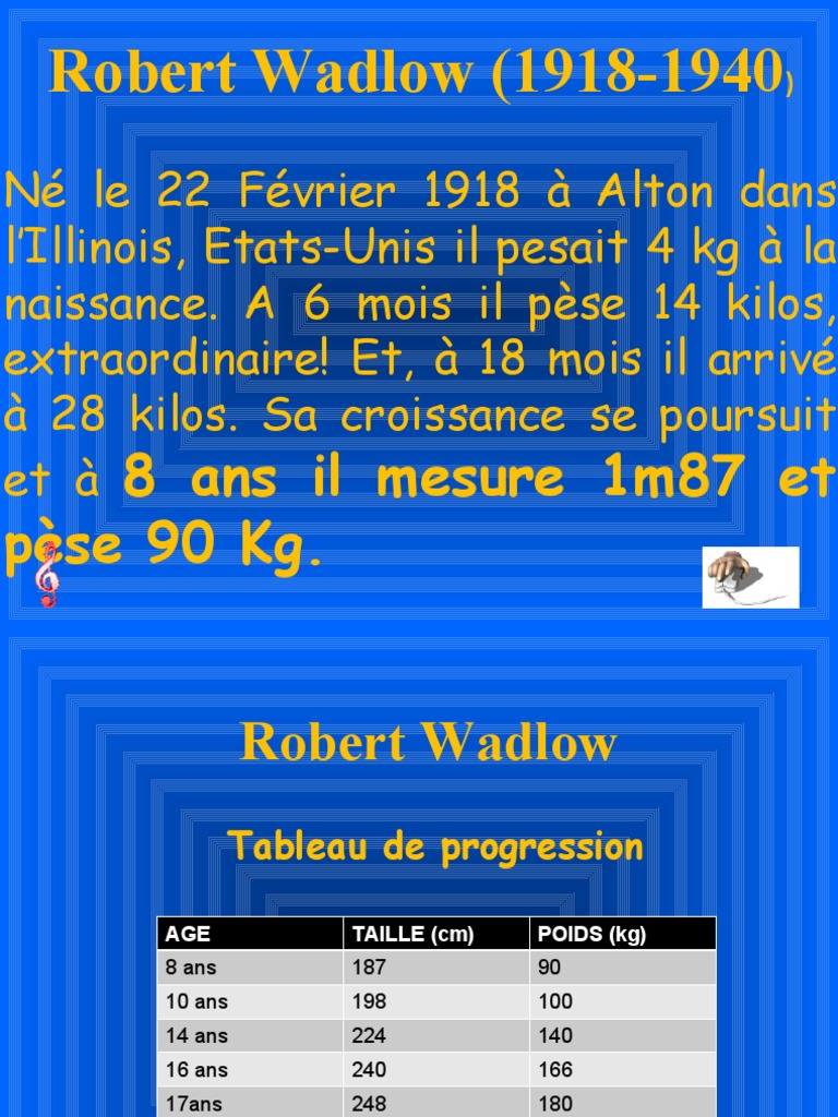 Robert Wadlow | PDF