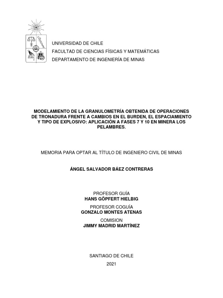Modeling The Effect Of Burden Spacing And Explosive Type On Blasting Fragmentation At Phases 7